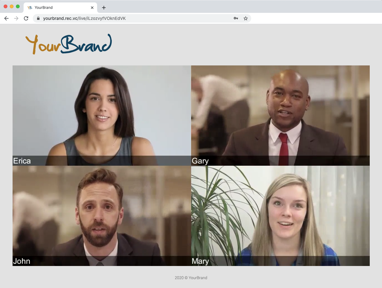 Enhance your live streams with your brand – REC.VC Blog