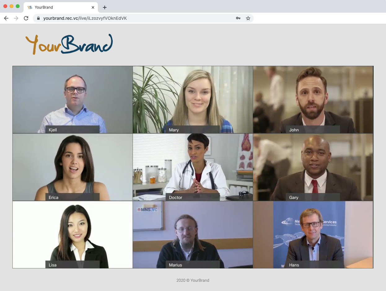 Enhance your live streams with your brand – REC.VC Blog